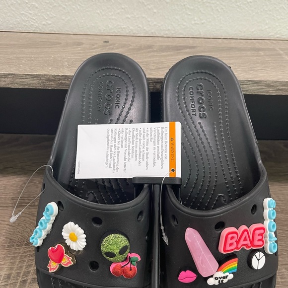 CROCS | Shoes | Crocs Classic Embellished Slide Rare Alien Bae Brand ...